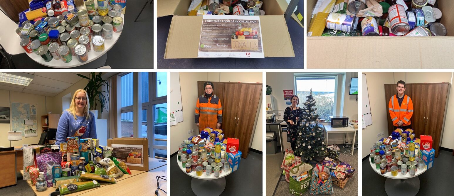 Abbey supports local food banks with collections across network - Abbey ...