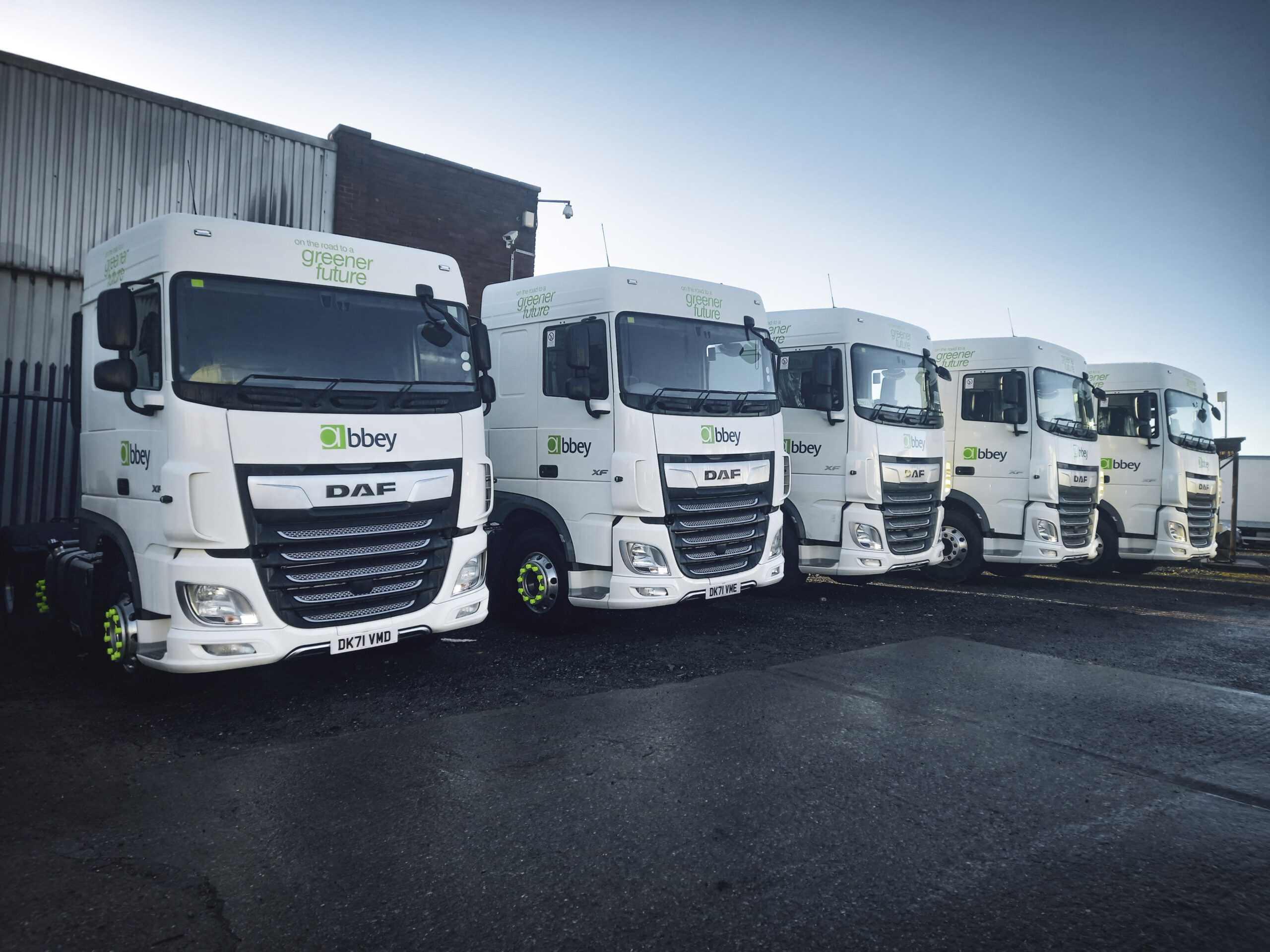 Strength in Numbers! New DAF Trucks - Abbey Logistics Group